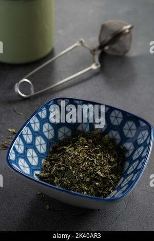 CBD infusion with hemp, verbena and stevia Stock Photo - Alamy