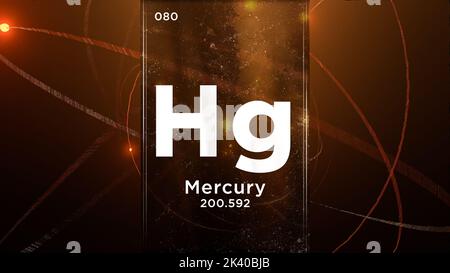 Mercury chemical element periodic table science symbol Stock Photo - Alamy