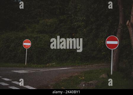 No entry signal Stock Photo - Alamy