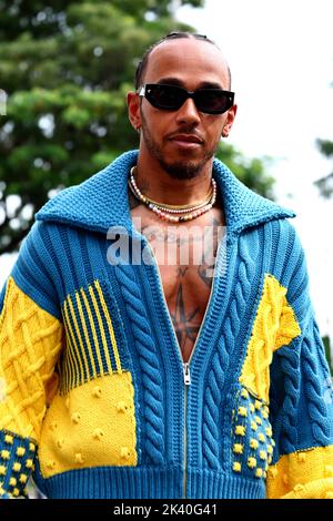 Singapore, Singapore. 29th Sep, 2022. Lewis Hamilton (GBR) Mercedes AMG ...