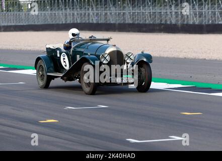 Simon Llewellyn, in his Green, 1924, Bentley 3/4½, during the MRL Pre ...