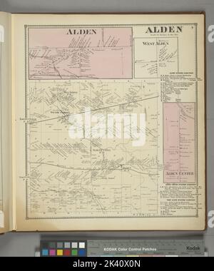 Alden Township Cartographic. Atlases, Maps. 1880. Lionel Pincus and ...