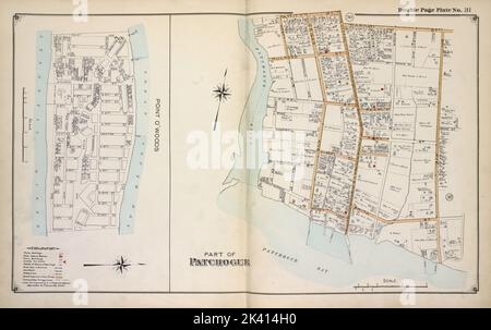 Part of Patchogue Cartographic. Atlases, Maps. 1915 - 1917. Lionel ...