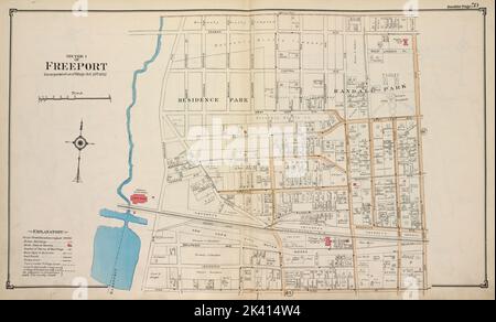 Section 2 of Freeport Cartographic. Atlases, Maps. 1914. Lionel Pincus ...