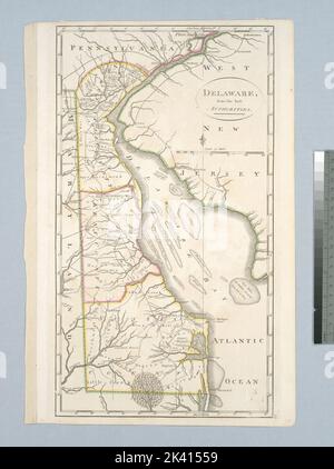 Delaware, from the best authorities Cartographic. Maps. 1800. Lionel ...
