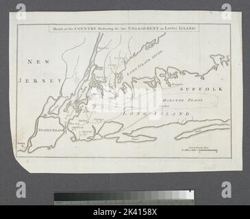 Battle of Long Island Cartographic. Maps. 1881. Lionel Pincus and ...