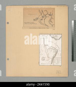 Plan des forts, batteries et poste de West-Point, 1780 , Fortification ...