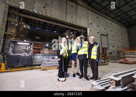 EDITORIAL USE ONLY (left to right) Kenrick Sandy, Es Devlin, Danny ...