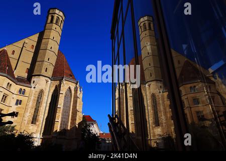 Gotik, Wien, Wien Kirche, Kirche, die Minoritenkirche in der Innenstadt ...