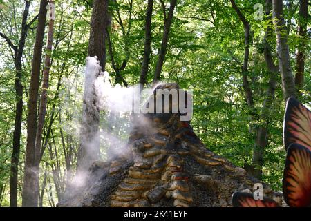 Artificial Volcano Eruption Stock Photo - Alamy