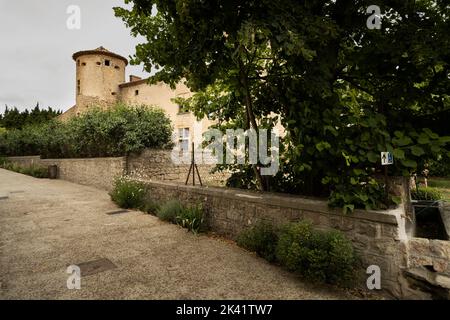 Rennes-le-Château castle. (aka château des Hautpoul). Origins from 13th ...