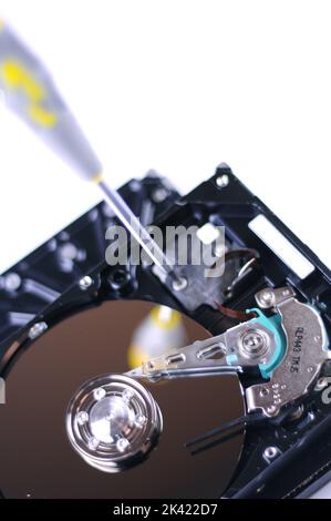 Computer hard disk - Stock Image Stock Photo - Alamy