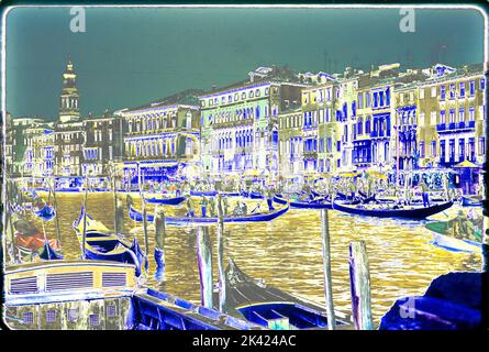 Venice, digitally altered picture, Italy Stock Photo - Alamy