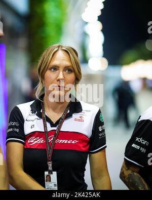Singapore, 29/09/2022, BUSCOMBE Ruth, Strategy Engineer of Alfa Romeo ...