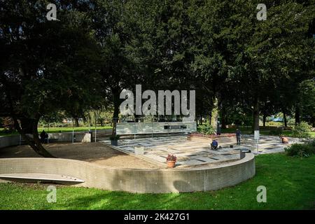 AMSTERDAM - The Monument to the Air Disaster in the Bijlmer with the ...