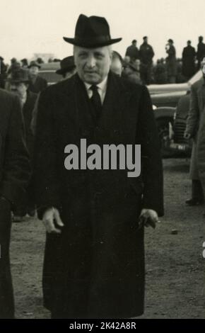 Enrico De Nicola, Italian politician and the first President of Italy ...