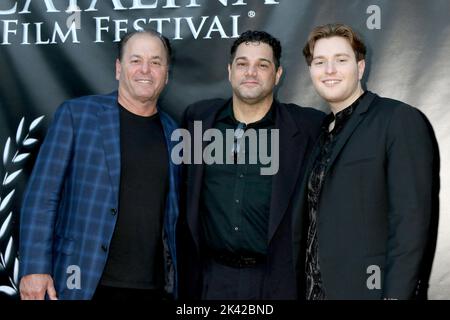 Jeff Aronson, Ron Truppa, Presley Aronson at arrivals for Catalina Film ...