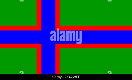 flag of Baltic Finns Karelians. flag representing ethnic group or ...
