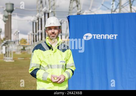 Lamspringe, Germany. 29th Sep, 2022. Tim Meyerjürgens, Tennet Managing ...