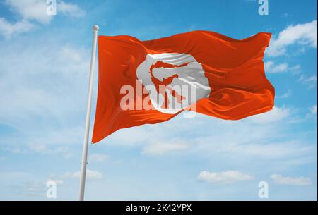 flag of Austronesian peoples Sulawesi people. flag representing ethnic ...