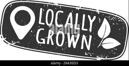 locally grown stamp. sign. seal Stock Vector Image & Art - Alamy