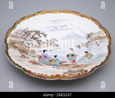 Antique Japanese Yokohama Export Porcelain Dish By Nakajima / Nakashima ...