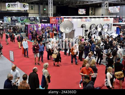 Stand with model being photographed at NEC Photography Show & The Video ...