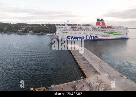 MS Stena Spirit, large cruiseferry owned by Stena Line, in Gdynia ...