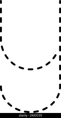 Tracing alphabet letter g lowercase prewriting dotted line element for ...