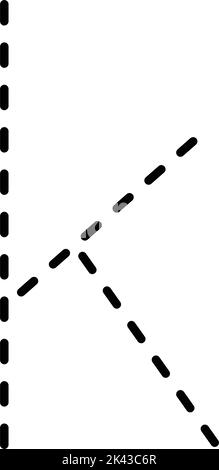 Tracing alphabet letter o lowercase prewriting dotted line element for ...