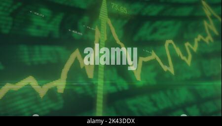 Image of data processing over dollar symbols Stock Photo - Alamy
