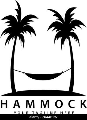 hammock icon vector illustration logo template Stock Vector Image & Art ...