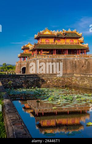 Ngo Mon Gate, Imperil City, Hue, Thua Thien Hue province, Vietnam Stock ...