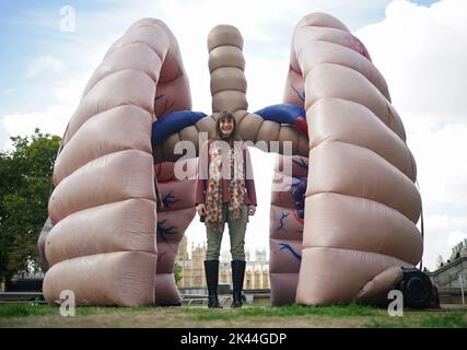 Cathy Brokenshire, a patron for Roy Castle Lung Foundation and widow of ...