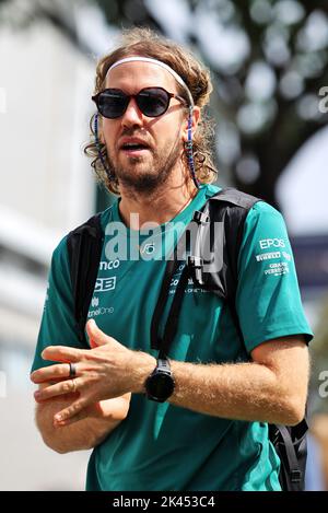 Singapore, 30/09/2022, Sebastian Vettel (GER) Aston Martin F1 Team ...