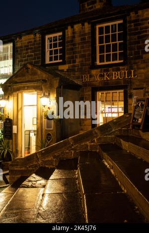 The Black Bull Pub Haworth West Yorkshire England Stock Photo - Alamy