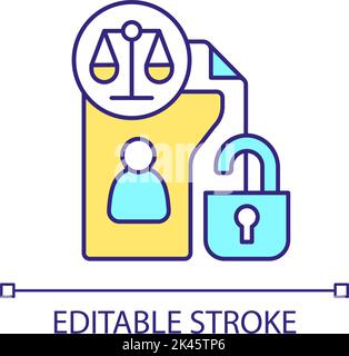 Legal documents logo design with editable slogan. Branding book and ...