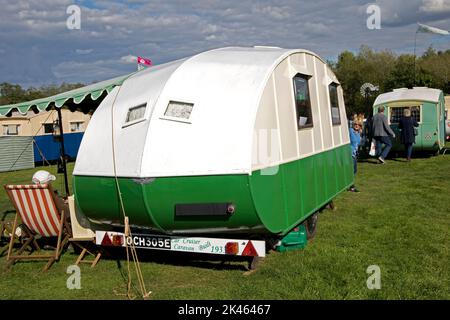 1930s Vintage classic caravan at Three Counties Showground, Great ...