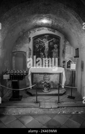 Assisi. Hermitage of the prisons on Mount Subasio Stock Photo - Alamy