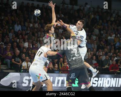 Pros Borzas of Elverum Hand Ball during the EHF Champions League ...