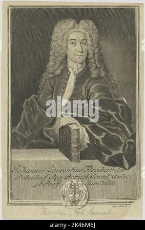 Portrait of John Laurentius Fleischer Stock Photo - Alamy
