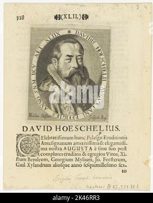 Portrait of David Hoeschelius Stock Photo - Alamy