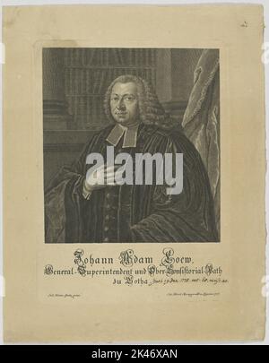 Portrait of Johann Adam Loew Stock Photo - Alamy