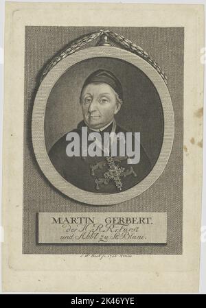Portrait of Martin Gerbert Stock Photo - Alamy