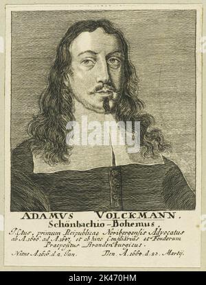Portrait of Adamvs Volckmann Stock Photo - Alamy