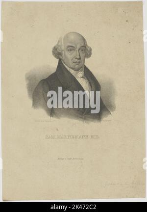 Portrait of Sam. Hahnemann Stock Photo - Alamy