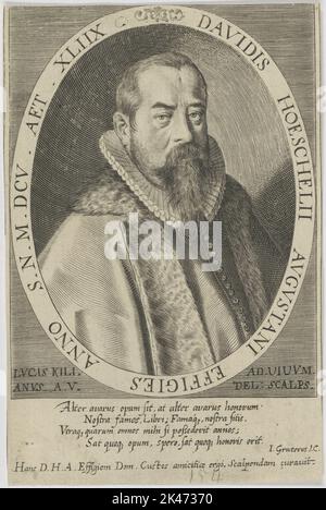 Portrait of David Hoeschelius Stock Photo - Alamy