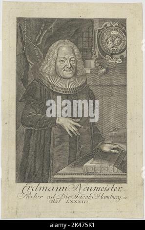 Portrait of the Erdmann Neumeister Stock Photo - Alamy