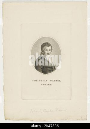 Portrait of Christian Daniel Erhard Stock Photo - Alamy