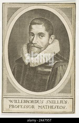 Portrait of Willebrord Snellius (1580-1626) a Dutch astronomer and ...
